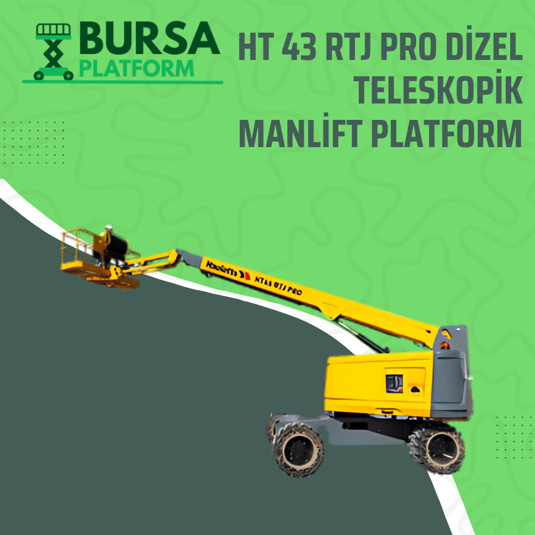 BURSA PLATFORM AŞ Bursa 43 Metre Dizel Teleskopik Manlift Platform HT ...